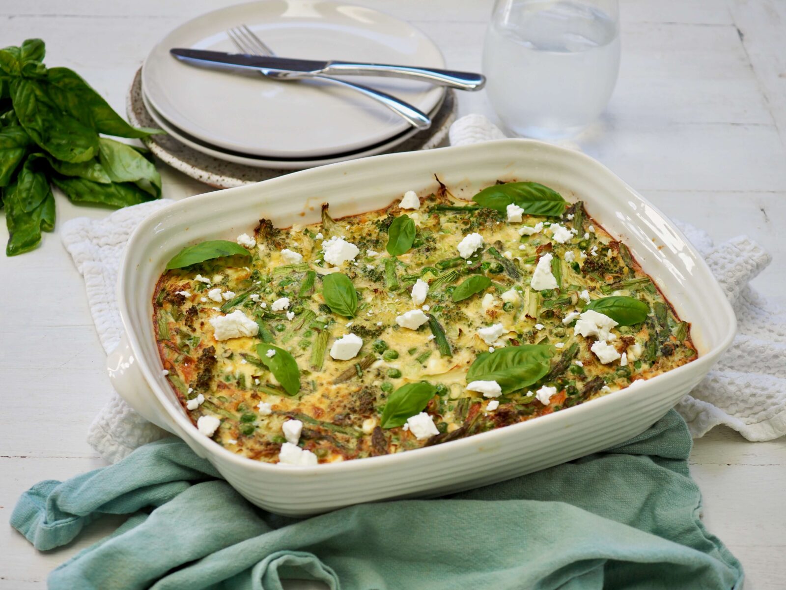 Super Quick Spring Veg Frittata - Healthy Recipes by Lyndi Cohen